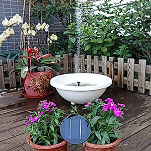 XXXDXDP Solar Floating Water Fountain for Garden Pool Pond Birdbath Decoration Solar Powered Fountain Water Pump ( Size : 2W 9V )