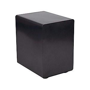 Flash Furniture Ergonomic 3-Drawer Mobile Locking Filing Cabinet with Anti-Tilt Mechanism and Hanging Drawer for Legal & Letter Files, Black