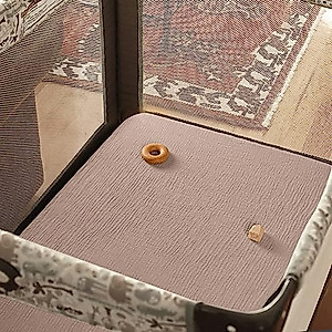 lulumoon Mini Crib Sheets Muslin: Pack and Play Sheets for Boys and Girls - Cotton Fitted Crib Sheet for Pack N Play Mattress and Playard 2Pack 24"x38"