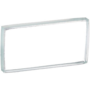 United Scientific GLP1X2-P Glass Streak Plate, 2" Height X 1" Width X 1/4" Thick (Pack of 10)
