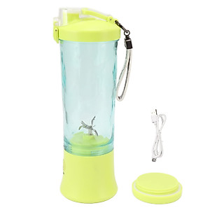 Luqeeg Portable Blender, 20oz 600ml Mini Blender, USB Rechargeable Blender with 6 Blades Handheld Personal Size Blender for Shakes and Smoothies for Kitchen Home Travel Office Camping