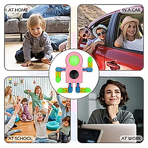 SoulLife 24 Pack Easter Basket Stuffers DIY Popper Chain Fidget Spinners Stress Relief Anxiety Reduction Fidget Toys Bulk, Birthday Return Gift Party Favors Classroom Prizes Stocking Stuffers for Kids