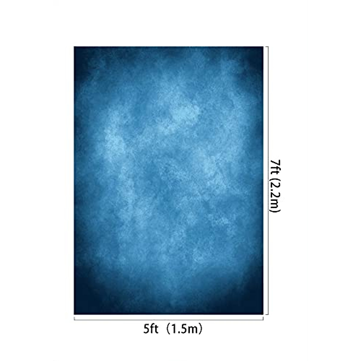 Kate 5x7ft Dark Blue Abstract Backdrops Blue Portrait Professional Backgrounds Retro Backdrop