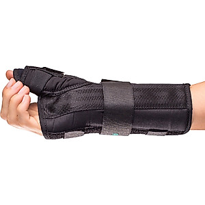Aircast A2 Wrist Support Brace with Thumb Spica: Right Hand, Large