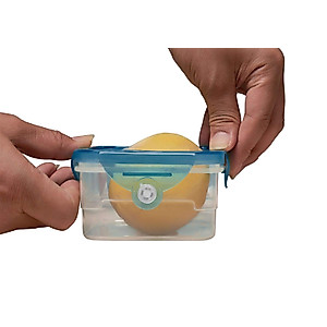 Handy Gourmet Flexi-Top Reusable Containers, BPA Free - Square, Set of 2