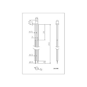 EDGELEC 30pcs 12 Volt 3mm White Blinking LED Lights Emitting Diodes (1.5Hz Single Color Flashing) Pre Wired 7.9 inch DC 12v LED Light Clear Lens Small LED Lamps