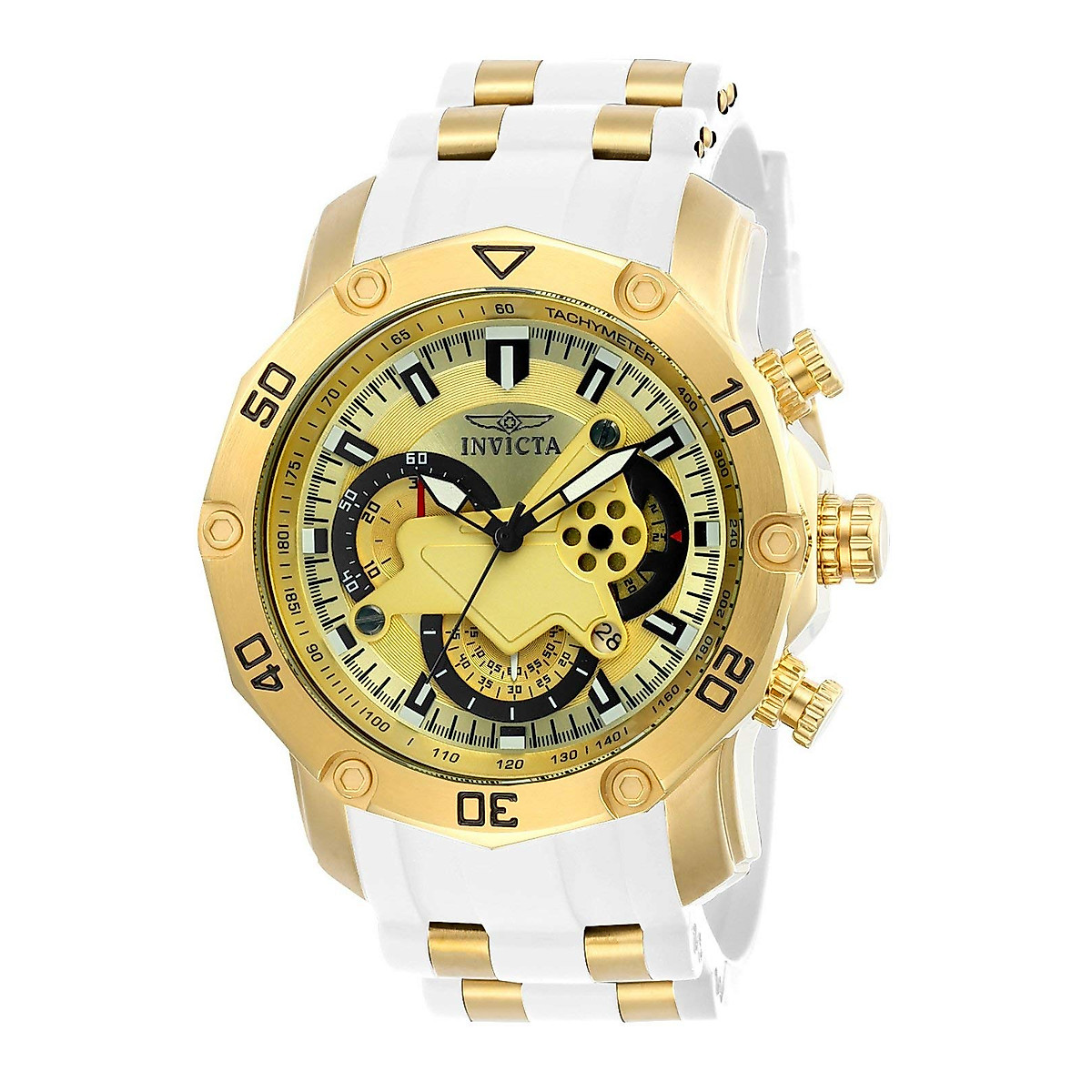 Invicta Men's 23424 Pro Diver Analog Display Quartz White Watch