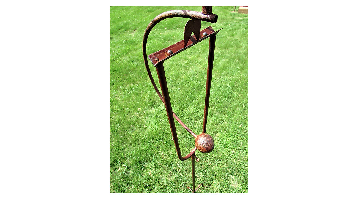 Big Sky Antiques Wing Flapping Kinetic Metal Brown Owl Yard Stake ...
