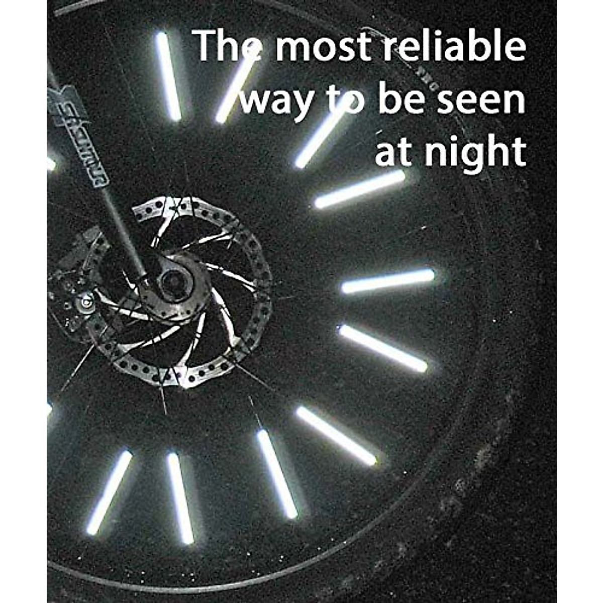 Jusmar Bike Spoke Reflector Pack of 36 - Bike Reflectors for Mountain and Road Bikes - Kids Bike Reflector - Waterproof Bicycle Spoke Reflectors. Fits to Spokes 14 and 15 Gauge (1.8-2.0mm)