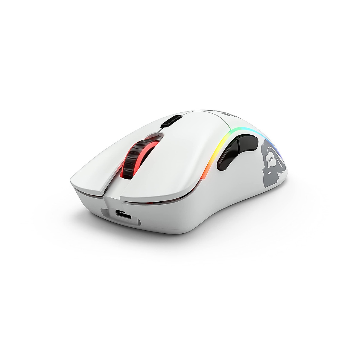 Glorious Model D Wireless Gaming Mouse - RGB 69g Lightweight Wireless Gaming Mouse (Matte White) (RENEWED)