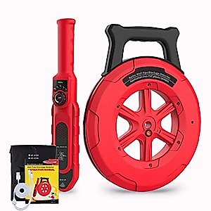 Pipe Blockage Detector, Water Pipe Locator Underground Diagnostic-Tool Wall Scanner Pipeline Blocking Clogging Scanner Plumbers Instrument For Metal PVC Water Pipes, 30M
