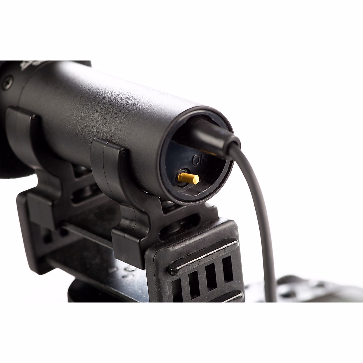 Azden SMX-20 Compact High-Performance Directional Stereo mic with stereo mini-plug output cable, windscreen and shock-mount holder