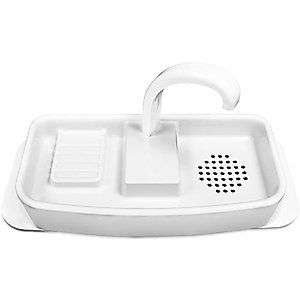 Sink Twice Adaptable for tanks 17.5” – 20.5" (measured with tank lid off)