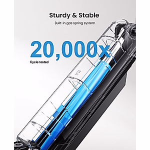 HUANUO Dual Monitor Wall Mount for 17 to 32 Inch Screen, Wall Mount Monitor Arm for 2 Monitors, Each Holds Up to 17.6lbs, Full Motion Wall Monitor Mount with Tilt Rotate Swivel, VESA 75x75 or 100x100