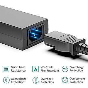 KFD 12V 10A AC Adapter for Synology NAS DiskStation DS1520+ Charger DS1522+ DS916+ DS918+ DS920+ DS923+ DS723+ DS420+ DS423+ DS620slim DS720+ DS418 DS718+ DS1019+ NAS Server Power Supply Cord Cable