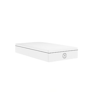 Martha Stewart SleepComplete Twin Mattress in a Box, Firm Pocket Spring and Foam Hybrid Mattress, Dual-Action Cooling, 5-Way Zoning, Coolweave Cover, 12 ", White
