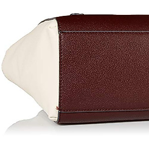 Fiorelli Double Top Zip Satchel, Oxblood Mix