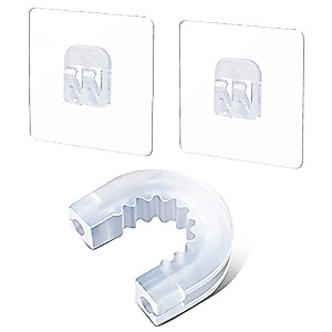 Yeebeny Bathroom Shower Caddy Connector with 2pcs Adhesive Sticker, Simple Household Items, Hook Mount for Shower Caddy Basket Bathroom Shelf Compatible with Zenna Home, GeekDigg, Decobros
