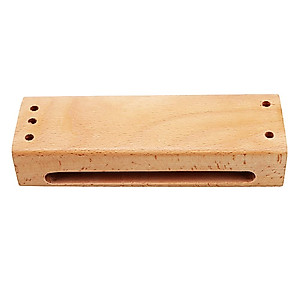 Solid Wood Rhythm Block with Mallet, Musical Percussion Instrument