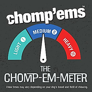 CHOMP 'EMS Ruffin' It 21002 Purehide Dog Chew, 5 oz