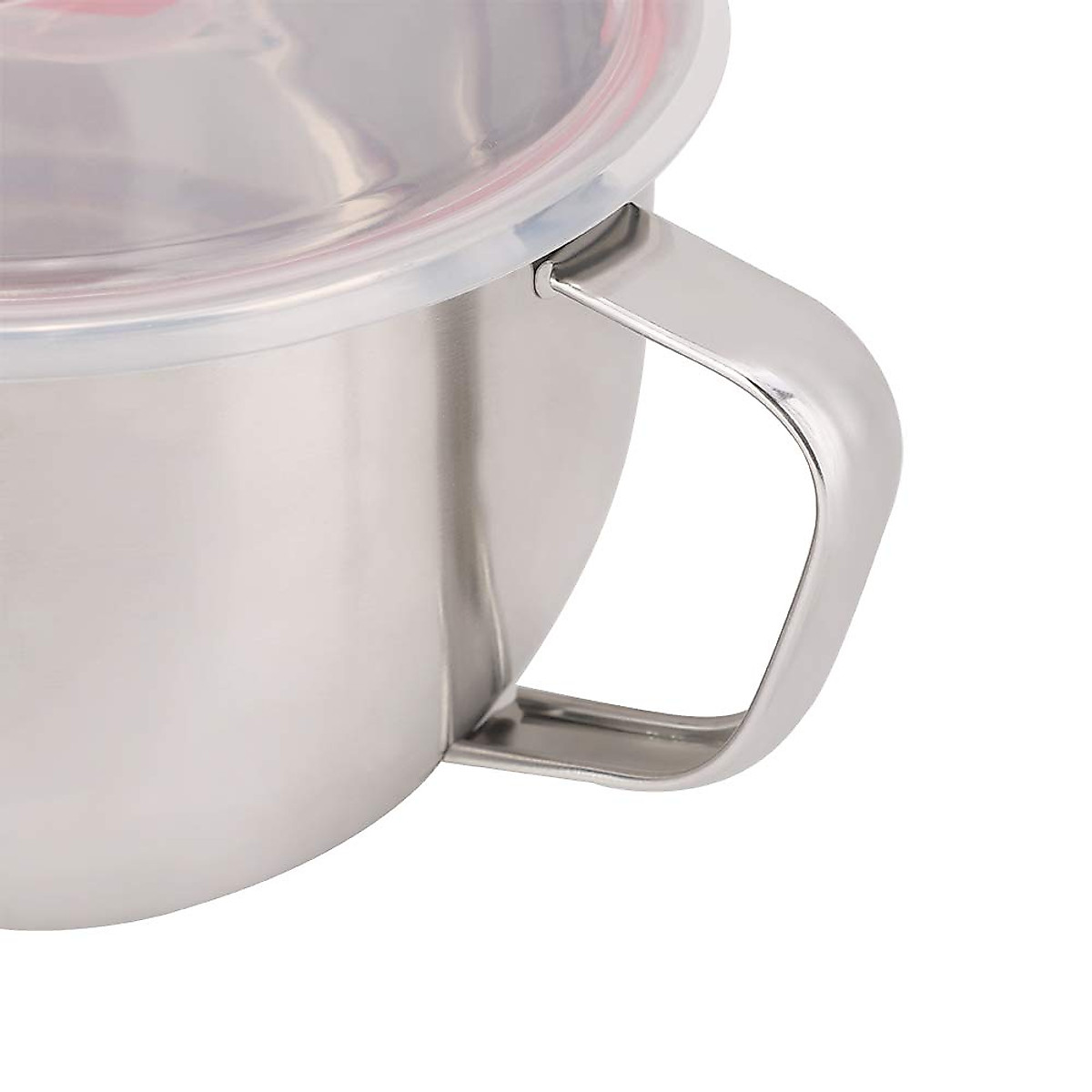 Milltrip 1300ml Stainless Steel Portable Instant Noodle Bowl with Handle and Sealed Lid