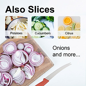 HIC Kitchen Serrated Tomato Knife, German Steel Blade