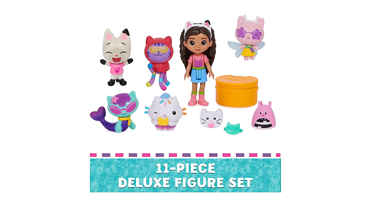 Gabby's Dollhouse Travel Figure Set for Kids