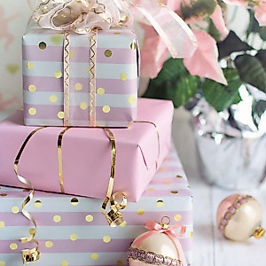 500 Yards Crimped Curling Ribbon, Shiny Gift Wrapping Balloon String Roll Ribbon for Baskets, Flowers, Party Decoration,Black