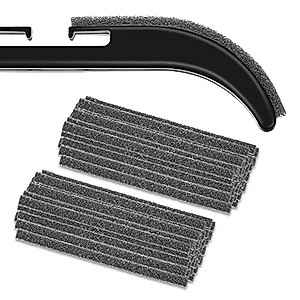 400 Count Hanger Grips Self Sticking Foam Hanger Protection Strips Self Adhesive Hanger Foam Strips Gray No Slip Hanger Strips Thin Protection Garment Tape, Enough for 200 Hangers (3 3/8 x 3/16 Inch)