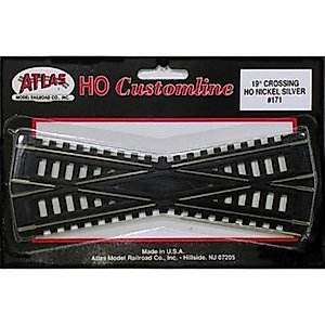 Code 100 Nickel Silver 19 degree Custom-Line Crossing HO Scale Atlas Trains