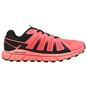 inov-8 Women's Terraultra G 270 Trail Running Shoes - Zero Drop for Long Distance Ultra Marathon Running - Coral/Black - 10.5