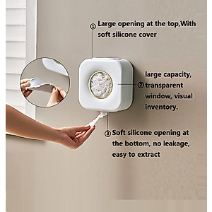 100 PCS Elastic Fresh Keeping Bags With A Keeping Bag Dispenser,Plastic Wrap Storage Box,Stretch Plastic Wrap Bowl Covers，Plastic Covers For Bowls,Elastic Food Storage Covers,Microwave Safe.