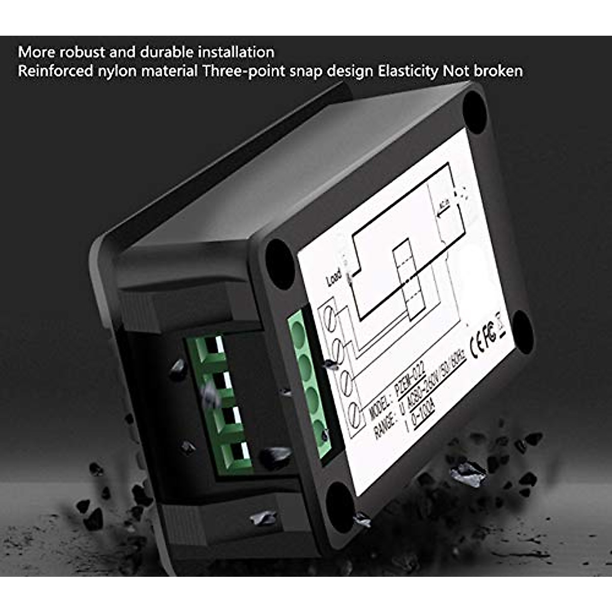 KNACRO AC Current Voltage Amperage Power Energy Panel Meter LCD Digital Display Ammeter Voltmeter Multimeter Current CT AC 80-260V 100A