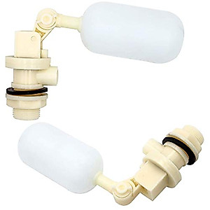 3 Pack Float Valve with Adjustable Arm Stable Water Float Valve Shut Off 1/2" Automatic Waterer Float Ball Valve Fill Feed Tank Water Trough for Horse Cattle Goat Pig Dog
