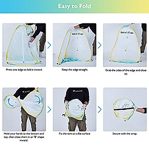 Bend River Pop Up Baby Beach Tent, UPF 50+ Sun Shelter with Pool, Portable Mosquito Net for Infant