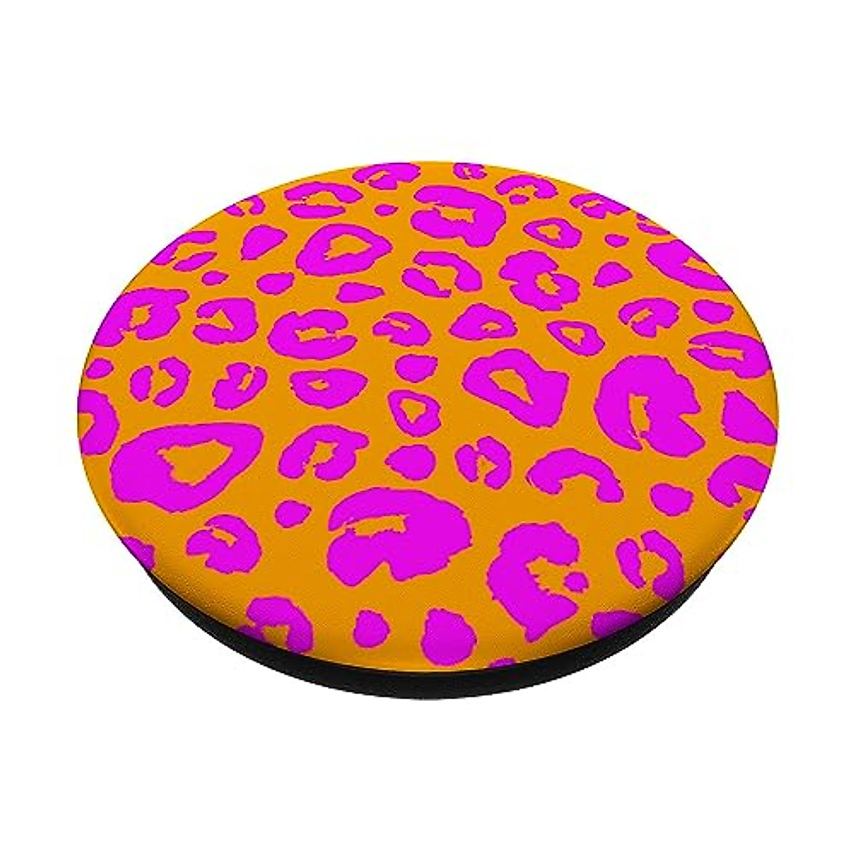 Cheetah Leopard Pattern Pink Orange PopSockets Standard PopGrip