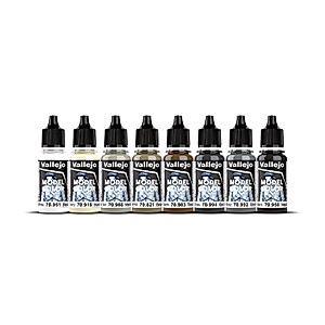 Vallejo Black and White Color Set