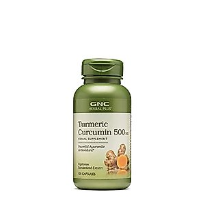 GNC Herbal Plus - Turmeric Curcumin 500mg 100 capsules