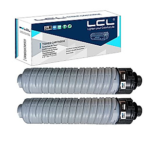 LCL Compatible Toner Cartridge Replacement for Ricoh 842124 841993 MP 2554 2555 3054 3055 3554 3555 2554SP 3054SP 3554SP High Yield 2554 MP 2555 MP 3054 MP 3055 MP 3554 MP 3555 MP 2554SP(2-Pack Black)
