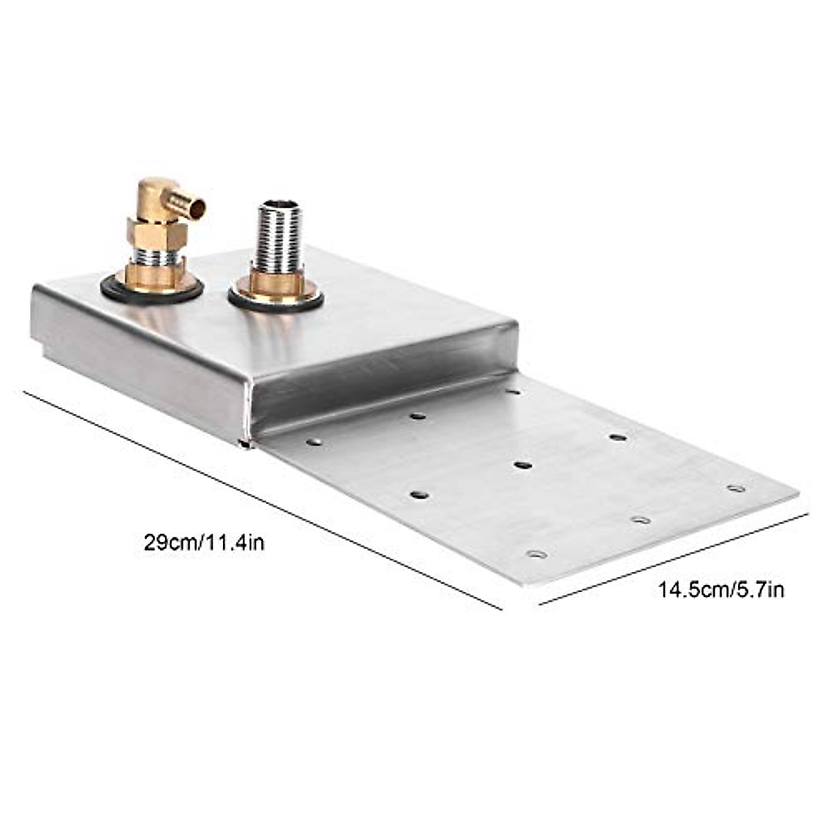 MR Double Carbon Stainless Steel Automatic Cup Washer with G1/2 Male Thread,High Pressure Glass Rinser,Cup Cleaner for Home Kitchen Bar Restaurants Hotels,Multi‑Angle Spray Hole Flushing