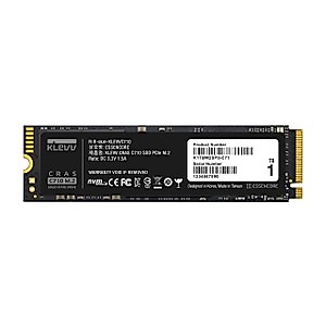KLEVV CRAS C710 1TB M.2 NVMe PCIe Gen3x4 Internal SSD up to 2100MB/s (K01TBM2SP0-C71)