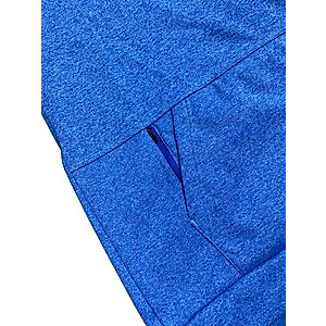 Nike mens Men's Hoodie Pull-over Swoosh (as1, alpha, l, regular, regular, Blue/Black)