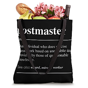 Postmaster Definition Funny Noun Tote Bag