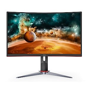 AOC CQ27G2 27-inch Super Curved QHD 2560x1440 WLED 144Hz 1ms Gaming Monitor (Renewed)