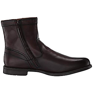 Florsheim mens Medfield Plain Toe Zip Fashion Boot, Brown, 10.5 Wide US