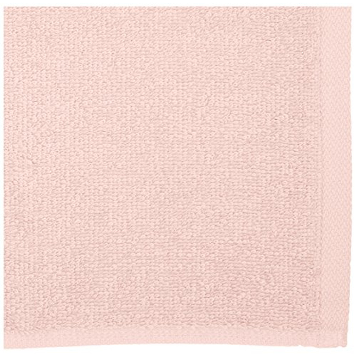 Amazon Basics Fast Drying, Extra Absorbent, Terry Cotton Washcloths - Pack of 24, Petal Pink, 12 x 12-Inch