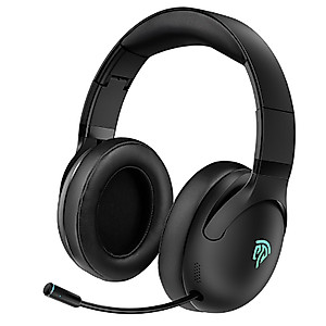 EasySMX Gaming Headphone, Wireless Gaming Headset with Microphone for PS5/PS4/Switch, 2.4GHz and Bluetooth 5.3 Gaming Headset with Microphone for Smart Phone, Laptop, Computer, Steamdeck