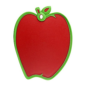 Dexas 473 Apple Shape Cutting/Serving Board, Red