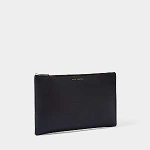 KATIE LOXTON You Got This Womens Large Vegan Leather Baby Pouch Organizer in Black