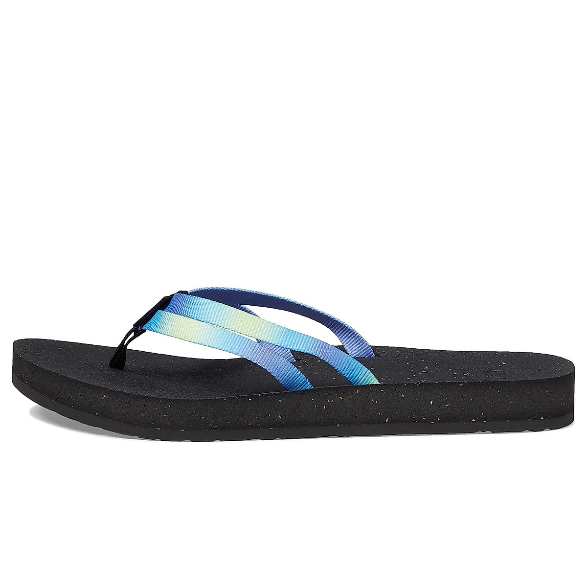 Teva Women's Reflip Strappy Gradiate Sandal, Aura Shadow Lime, 9